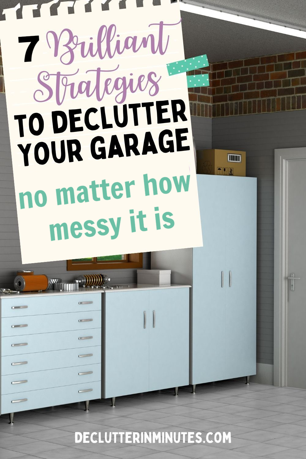 How to Declutter a Messy Garage Step by Step - Declutter in Minutes