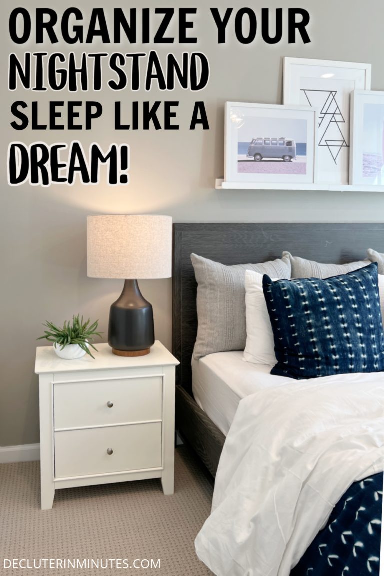 How to Organize a Nightstand with Clutter-Free Tips - Declutter in Minutes