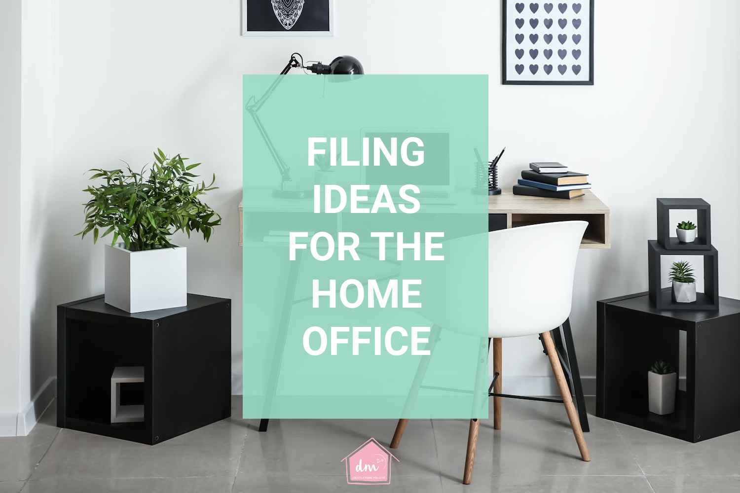 Filing Ideas For The Home Office - Declutter in Minutes