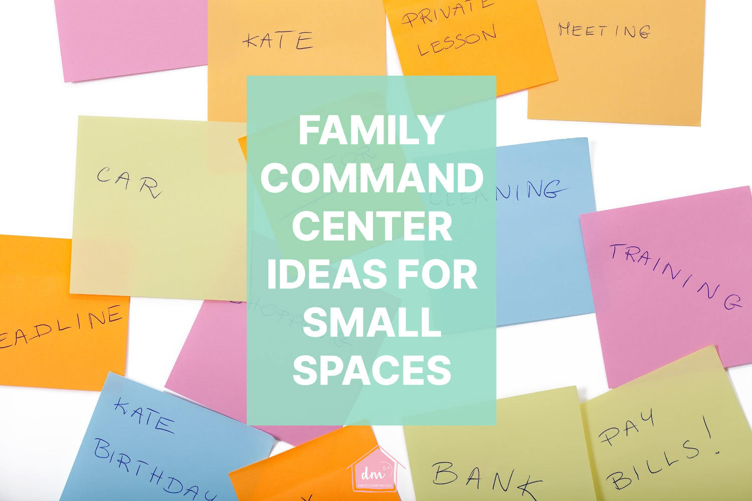 Small Space Family Command Center: Create Your Hub - Declutter in Minutes