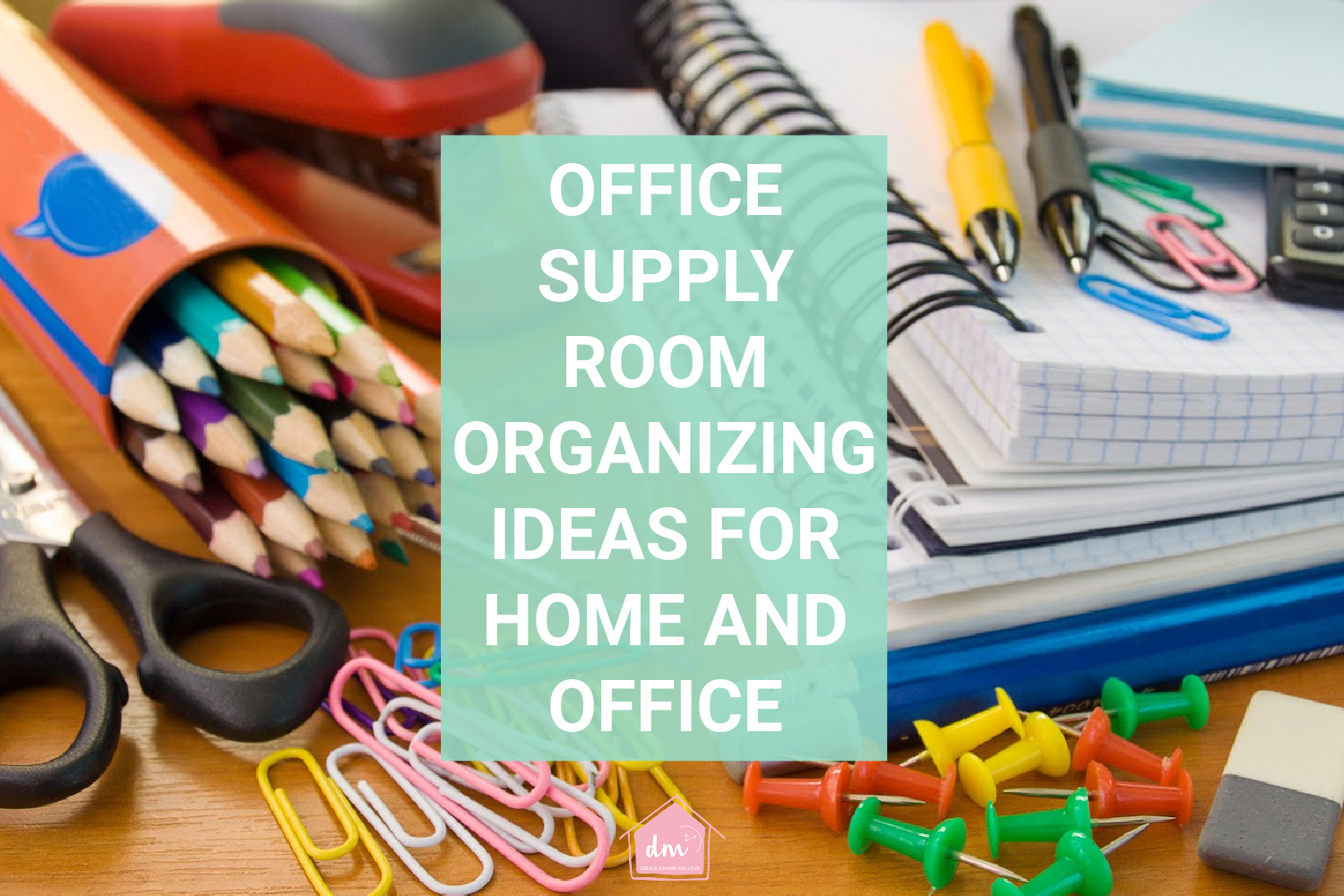 Office Supply Room Organization Ideas - Declutter in Minutes