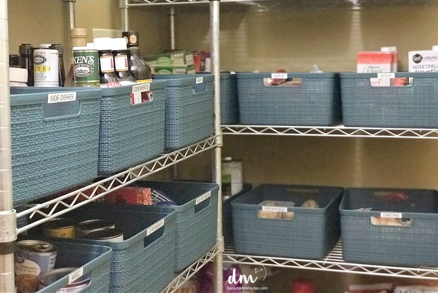 Wire Rack Pantry Organization: Smart Storage Solutions - Declutter in ...