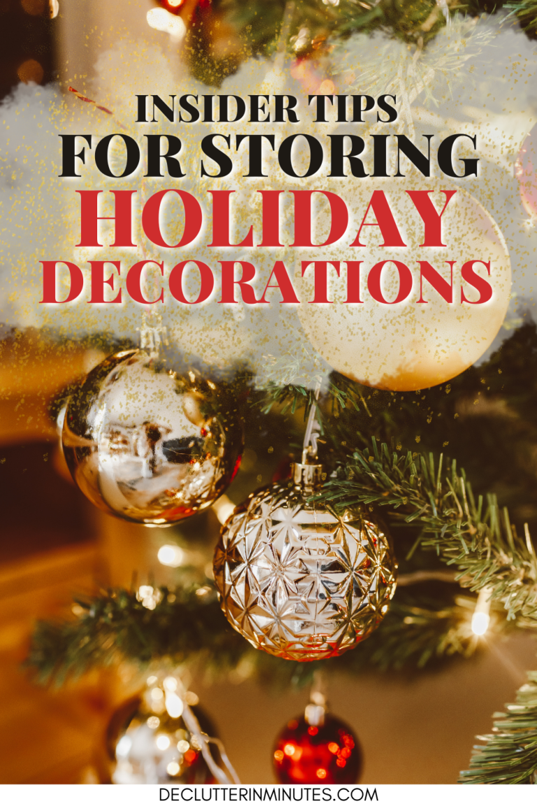 How to Declutter Your Holiday Decorations - Declutter in Minutes