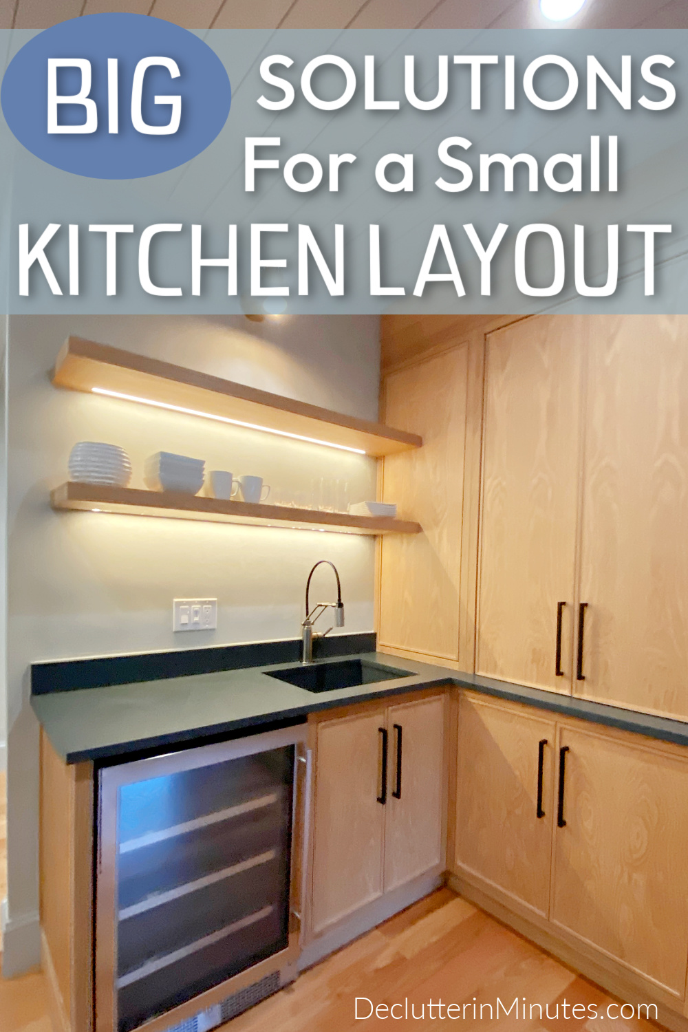 Creating a Functional Small Kitchen Layout - Declutter in Minutes