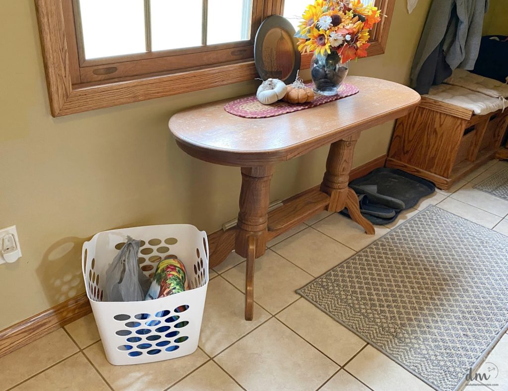 Control the Mess with Clutter Baskets - Declutter in Minutes