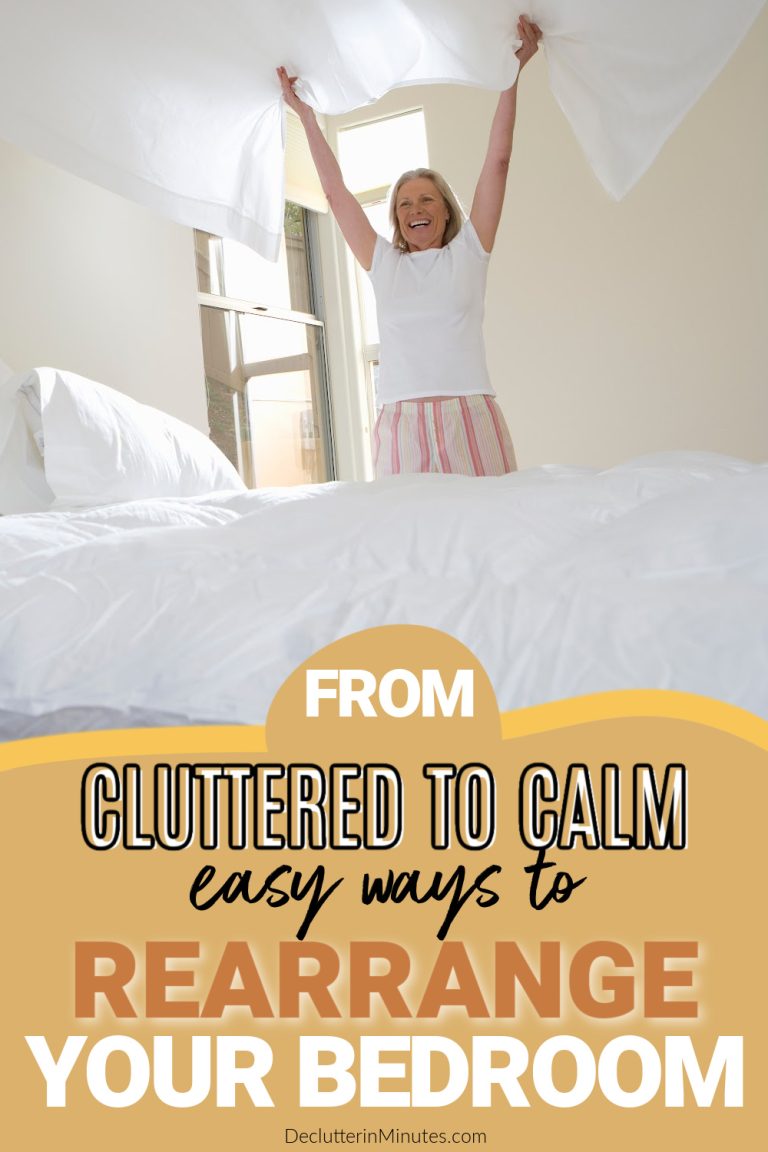 Declutter and Organize: How to Rearrange Your Bedroom - Declutter in ...