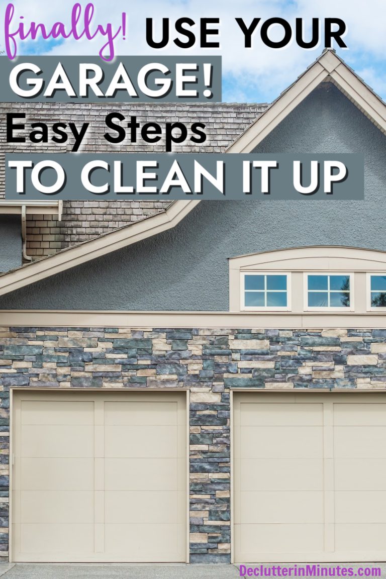 How to Clean a Messy Garage in Simple Steps - Declutter in Minutes