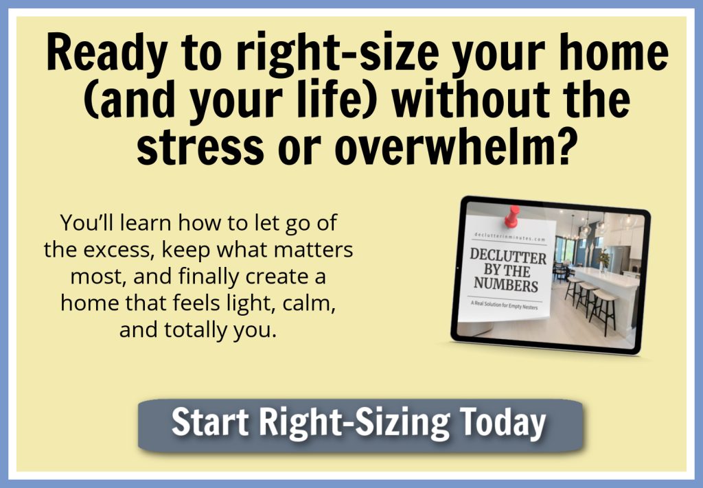 The Difference Between Downsizing and Decluttering - Declutter in Minutes